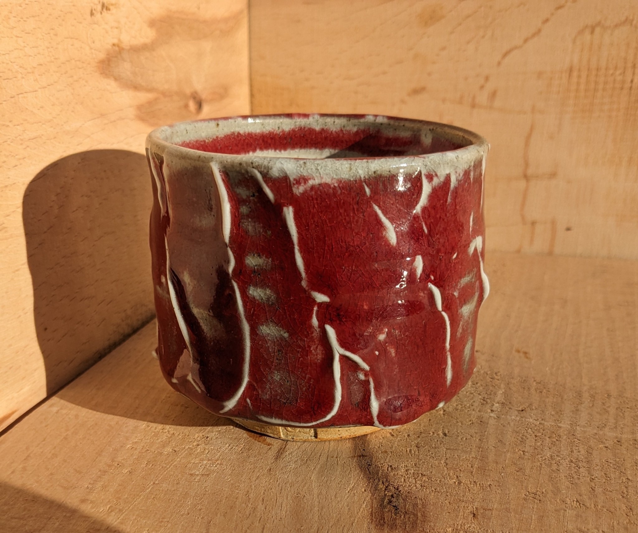 Copper Red Tea Bowl 01 - Water Street Gallery