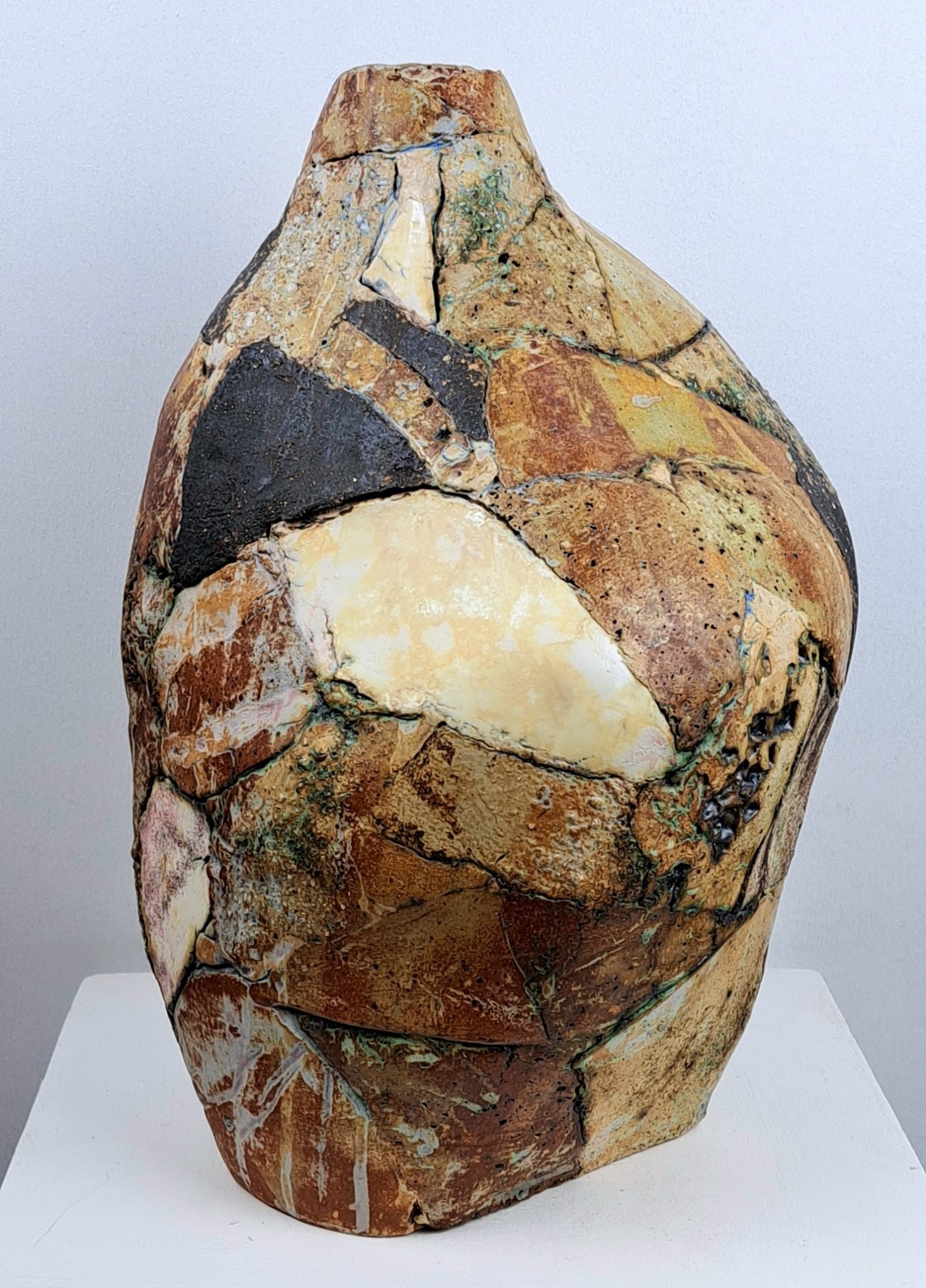 Full Bellied Landscape Pot - Water Street Gallery