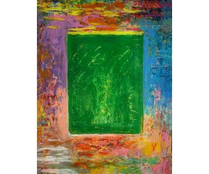 Mike Holcroft Green New Mirror Study No. 03 - Water Street Gallery