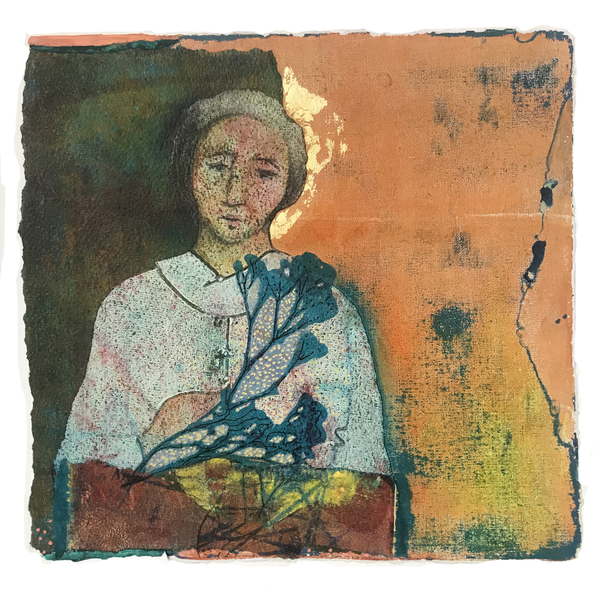 Woman with Seedpods - Water Street Gallery
