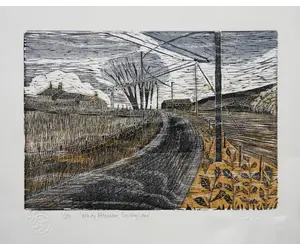 Windy Afternoon, Cow Hey Lane (unframed)- 65 - Water Street Gallery