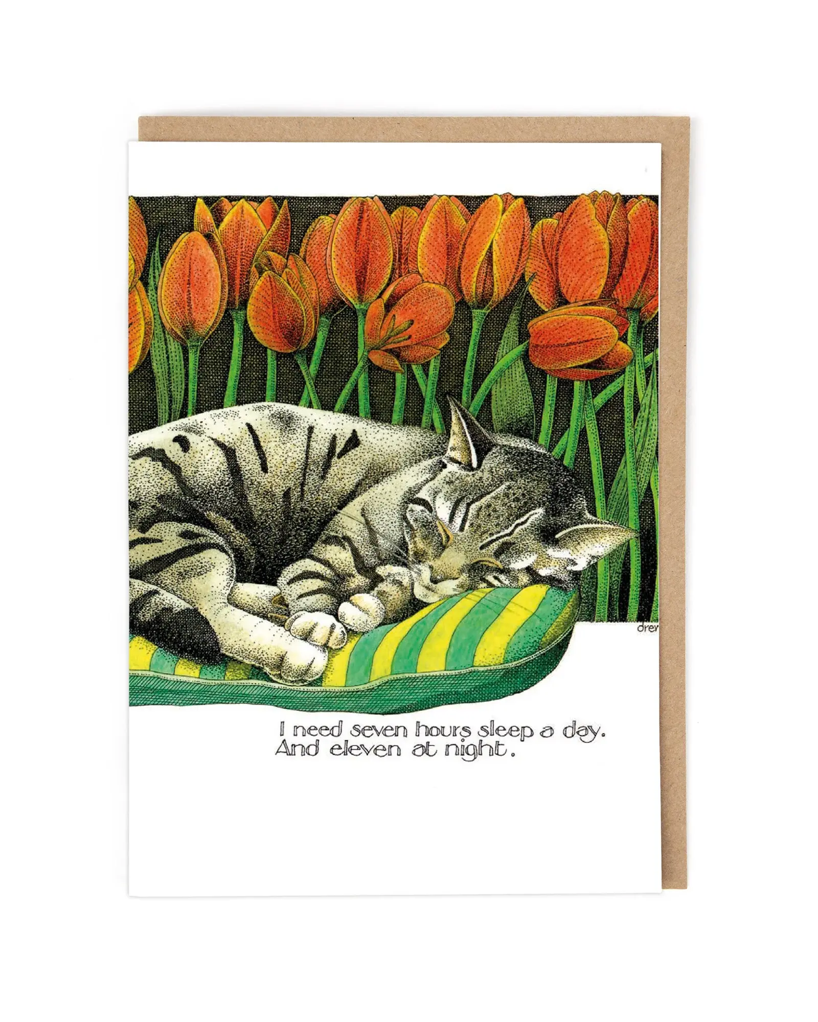 Seven Hours Sleep Card 841 - Water Street Gallery