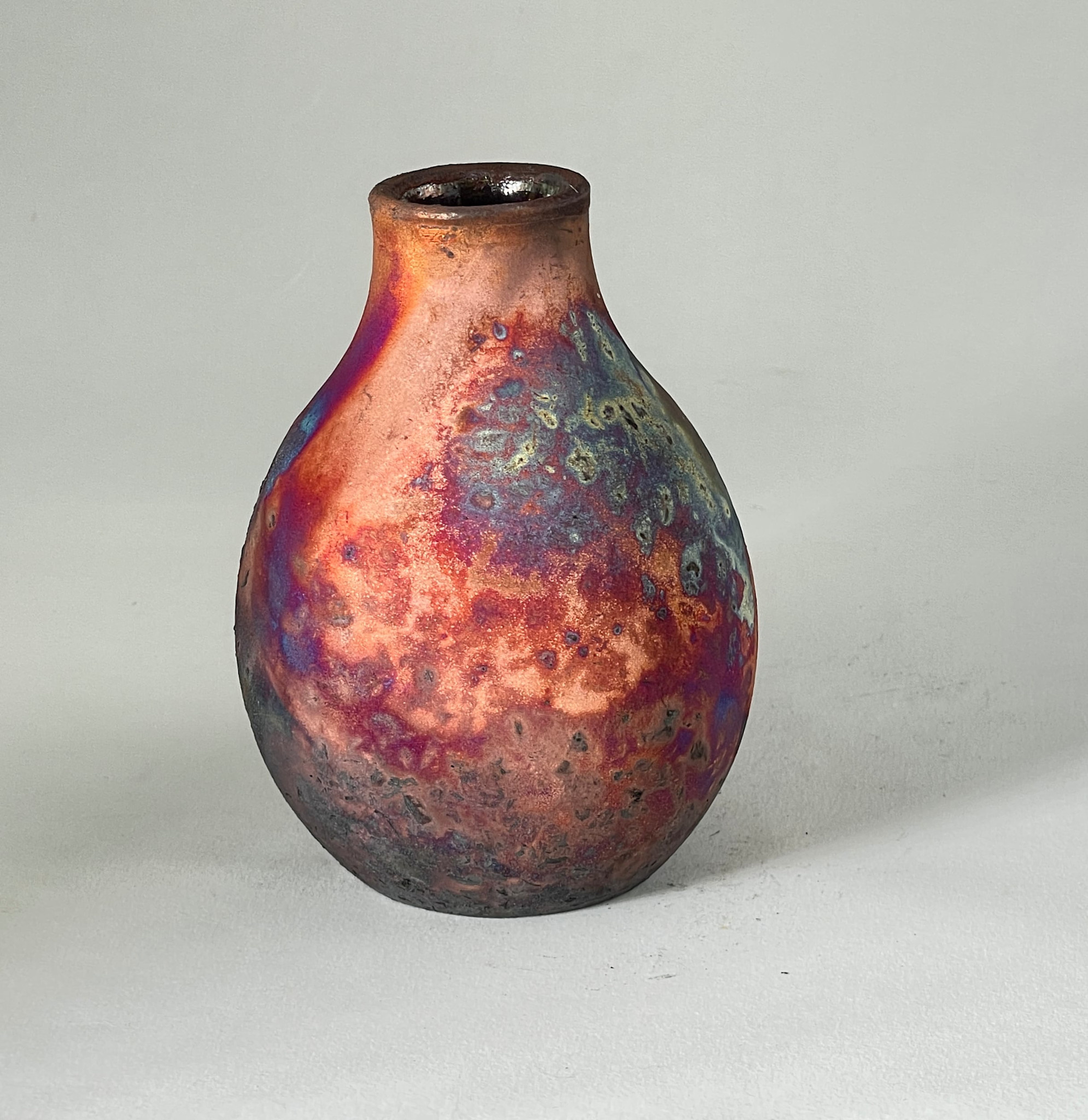 Bryony Rich Raku Vessel Small 287 - Water Street Gallery