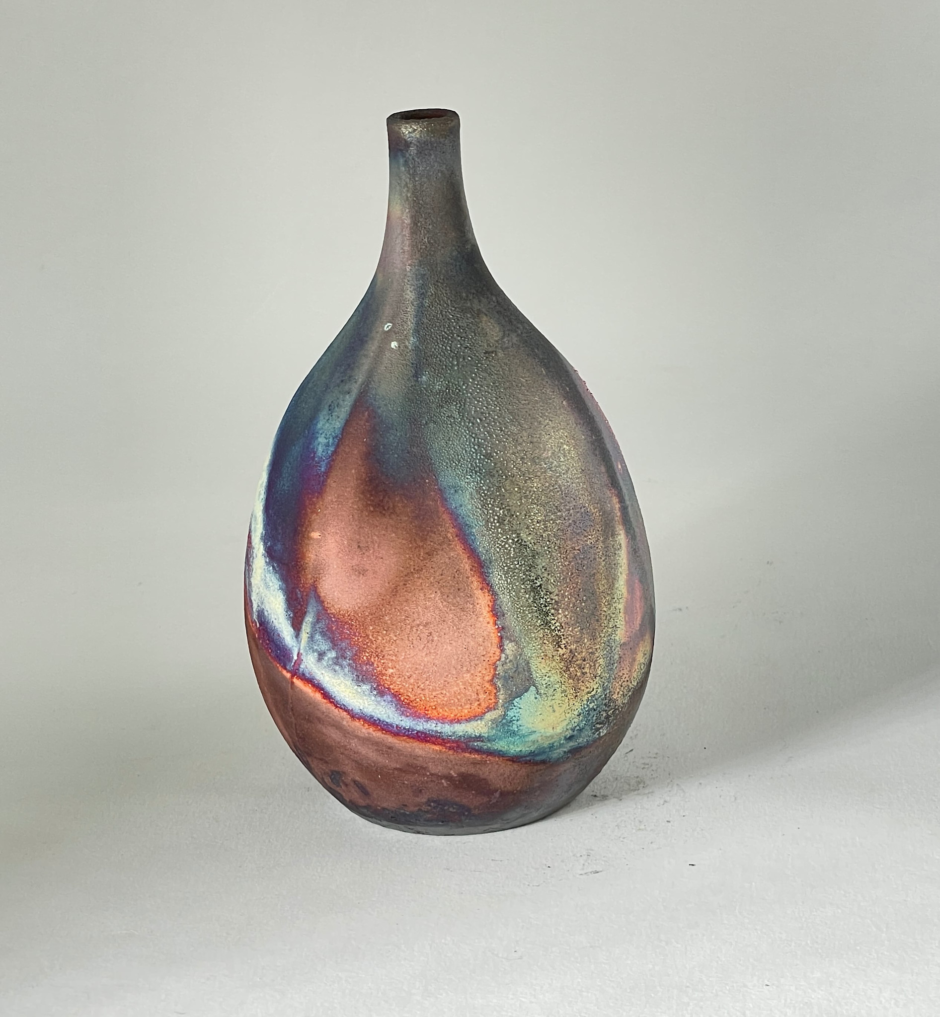 Raku Vessel Small 288 - Water Street Gallery