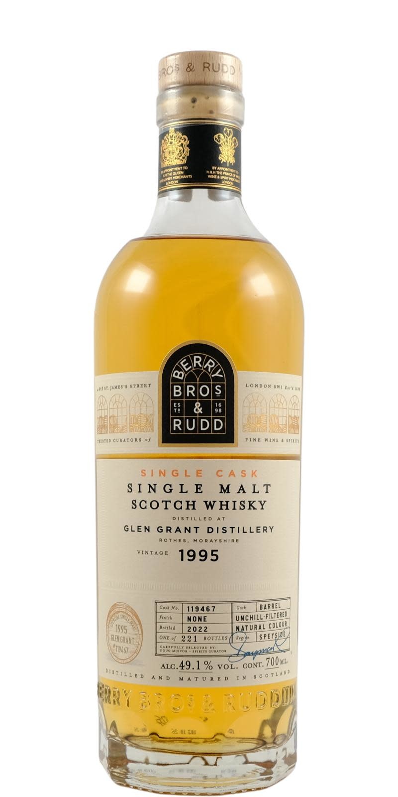 Glen Grant 1995 BR Berry Bros & Rudd - buy online | Whiskybase Shop