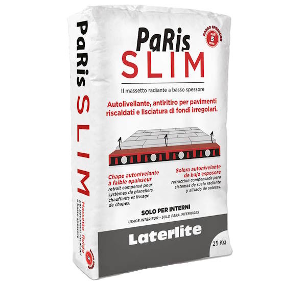 Paris Slim Levelling Compound 5-50 mm (25kg per bag) - Staeniswebshop