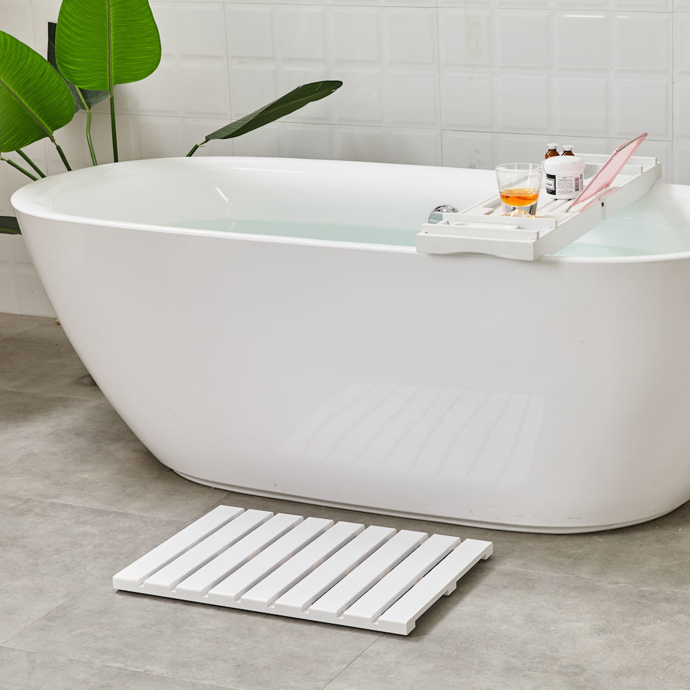 Decopatent® Badmat - Bamboe - Douchemat antislip - Voor in douche of ...