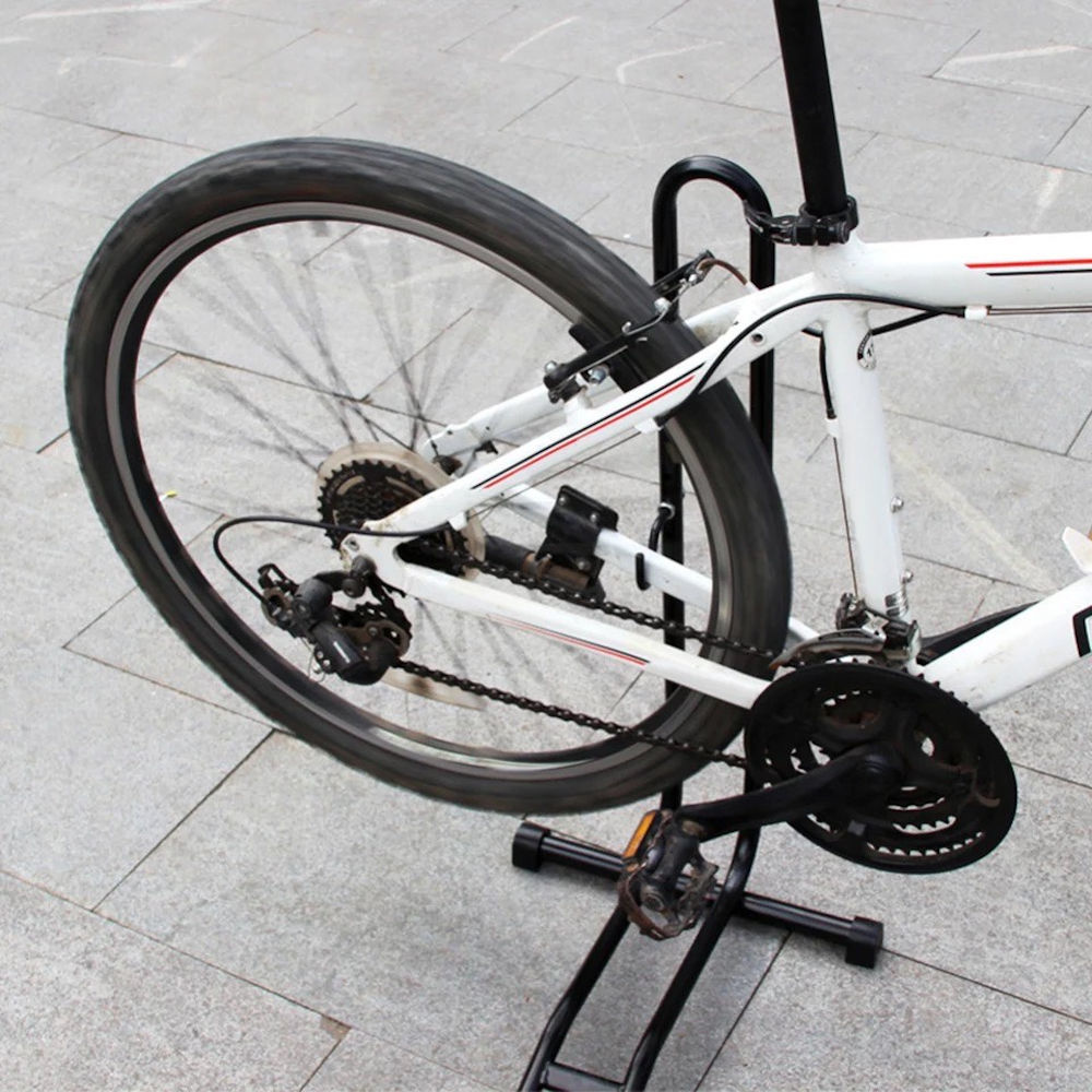 Decopatent® Fietsrek om Fiets Horizontaal te stallen - Fietsstaander ...