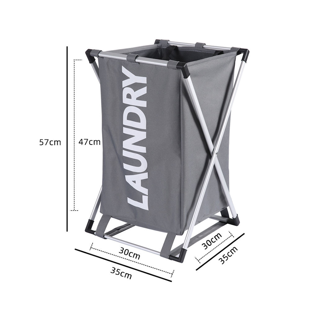 Decopatent® Wasmand Laundry met afsluitbaar vak - 30 L - Wasmanden 1 ...