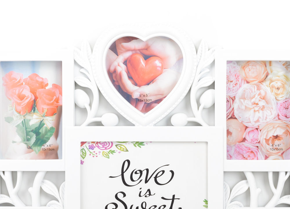 Decopatent® Fotolijst Collage 10 Foto's verschillende Maten (10x10 ...