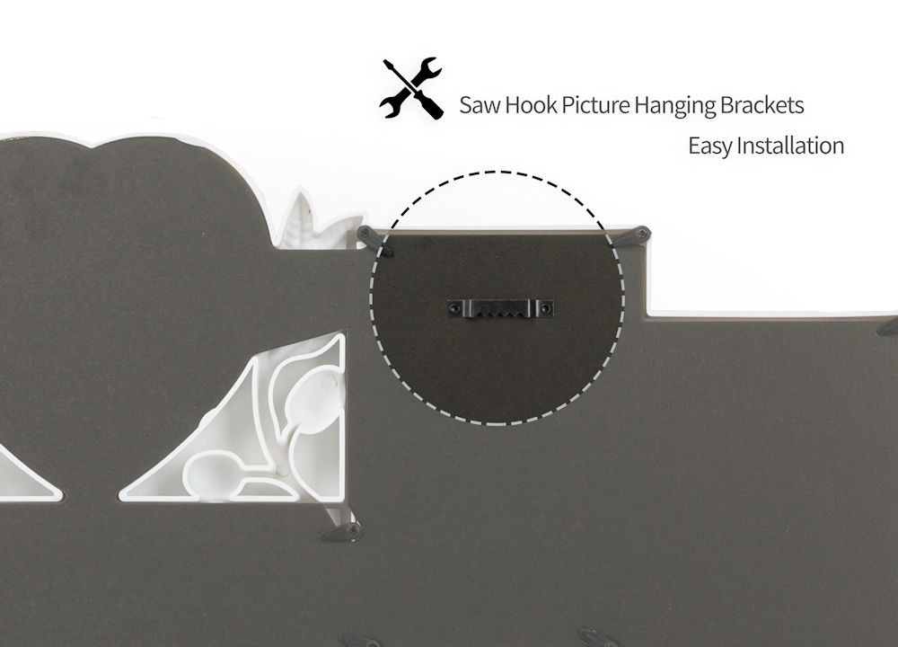 Decopatent® Fotolijst Collage 10 Foto's verschillende Maten (10x10 ...