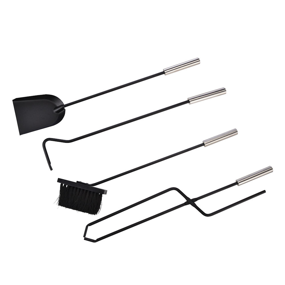 Decopatent® Haardstel Set - Modern - Vijfdelig - Haardset Houder ...