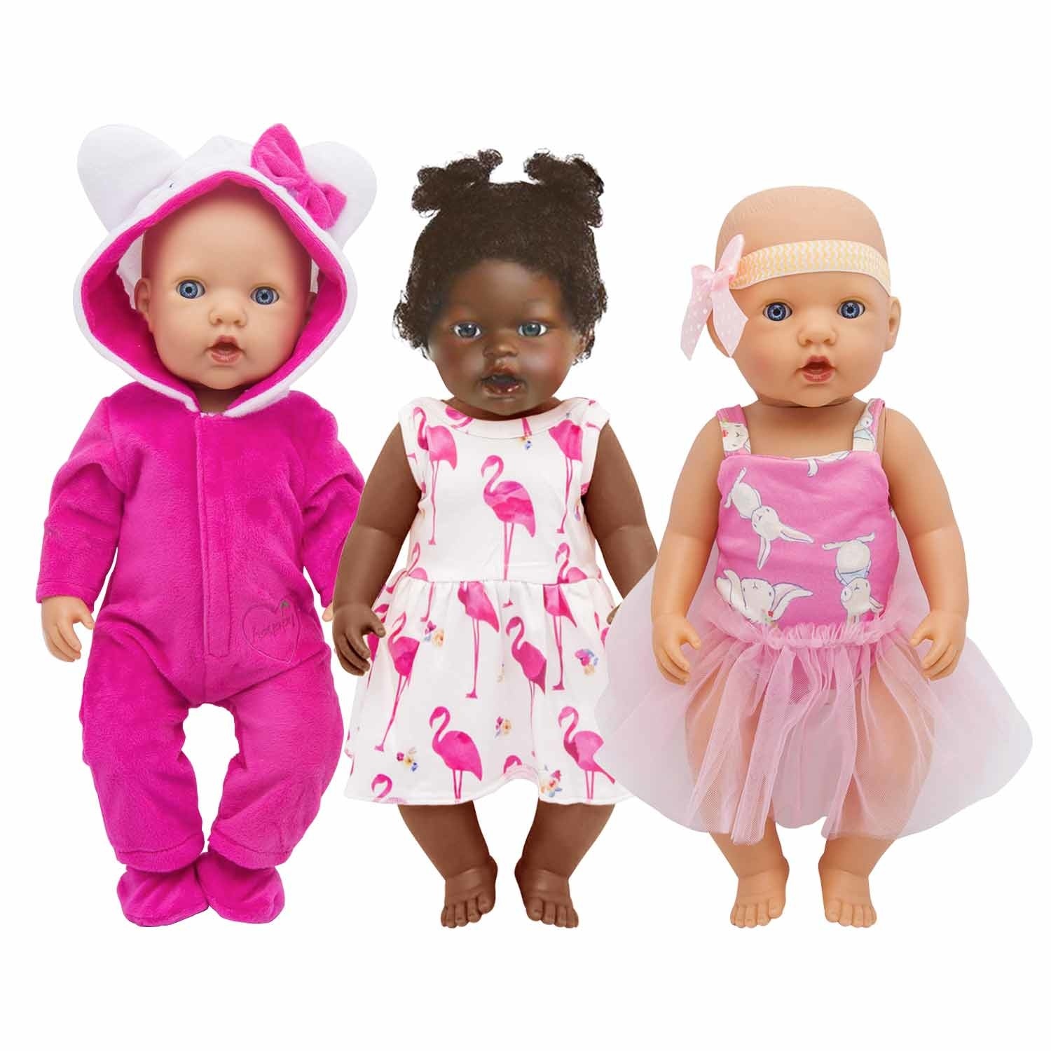 Allerion Kleertjes Set - Geschikt voor Poppen - 3 stuks - Poppenkleding ...