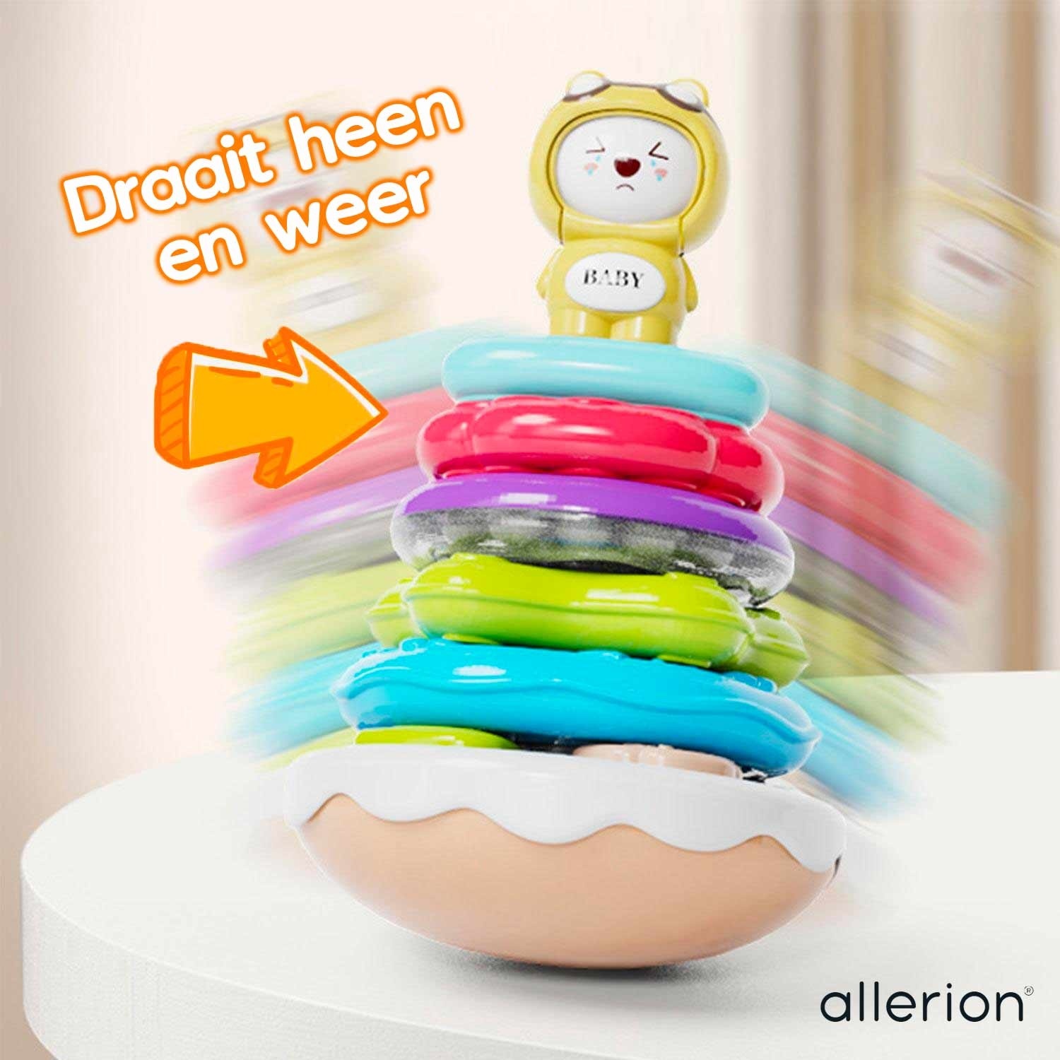 Allerion Baby Stapelblokken (zacht) - Allerion - | HomeDeco.nl
