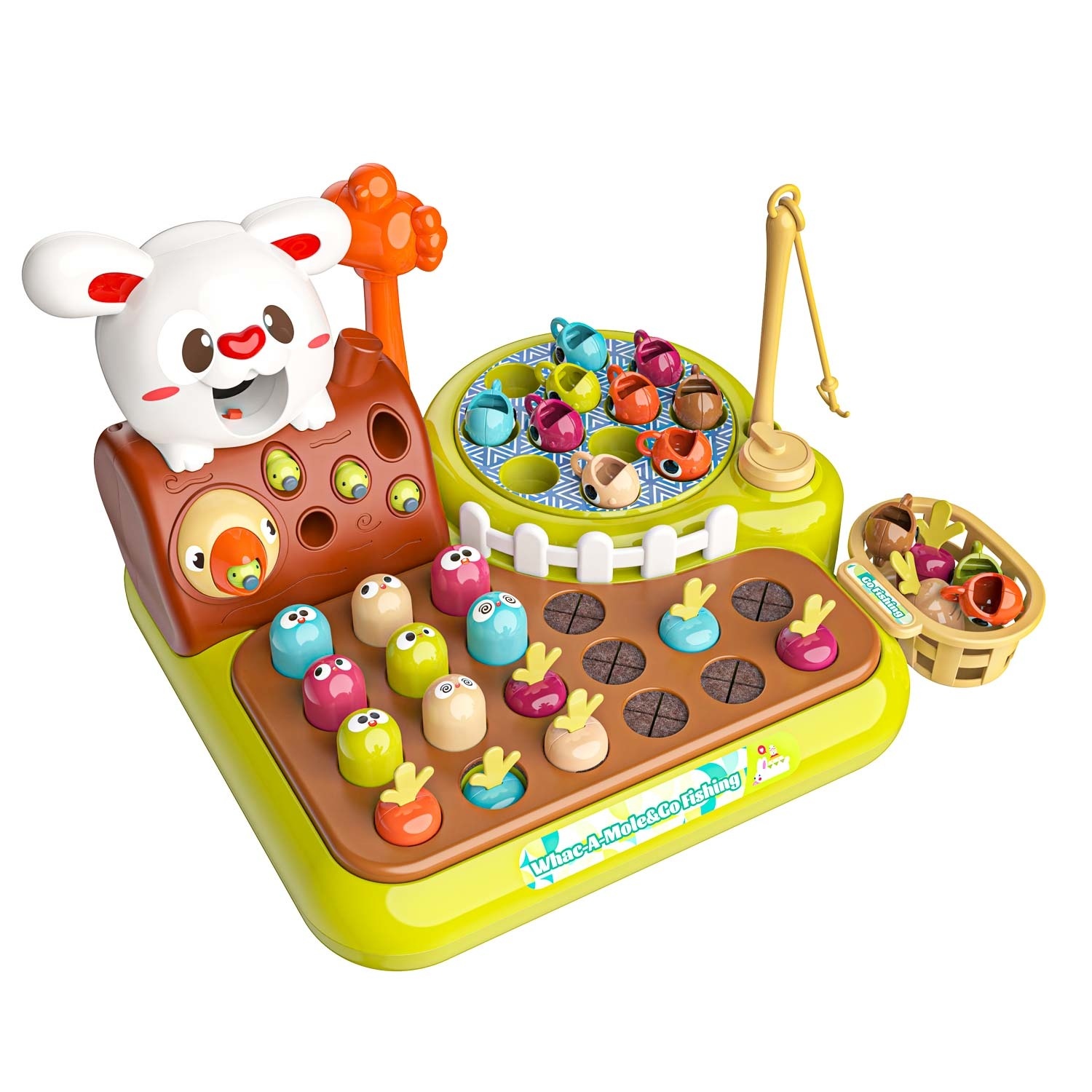 Allerion 4-in-1 Boerderij Hengelset - Speelgoed Peuters en Kleuters ...