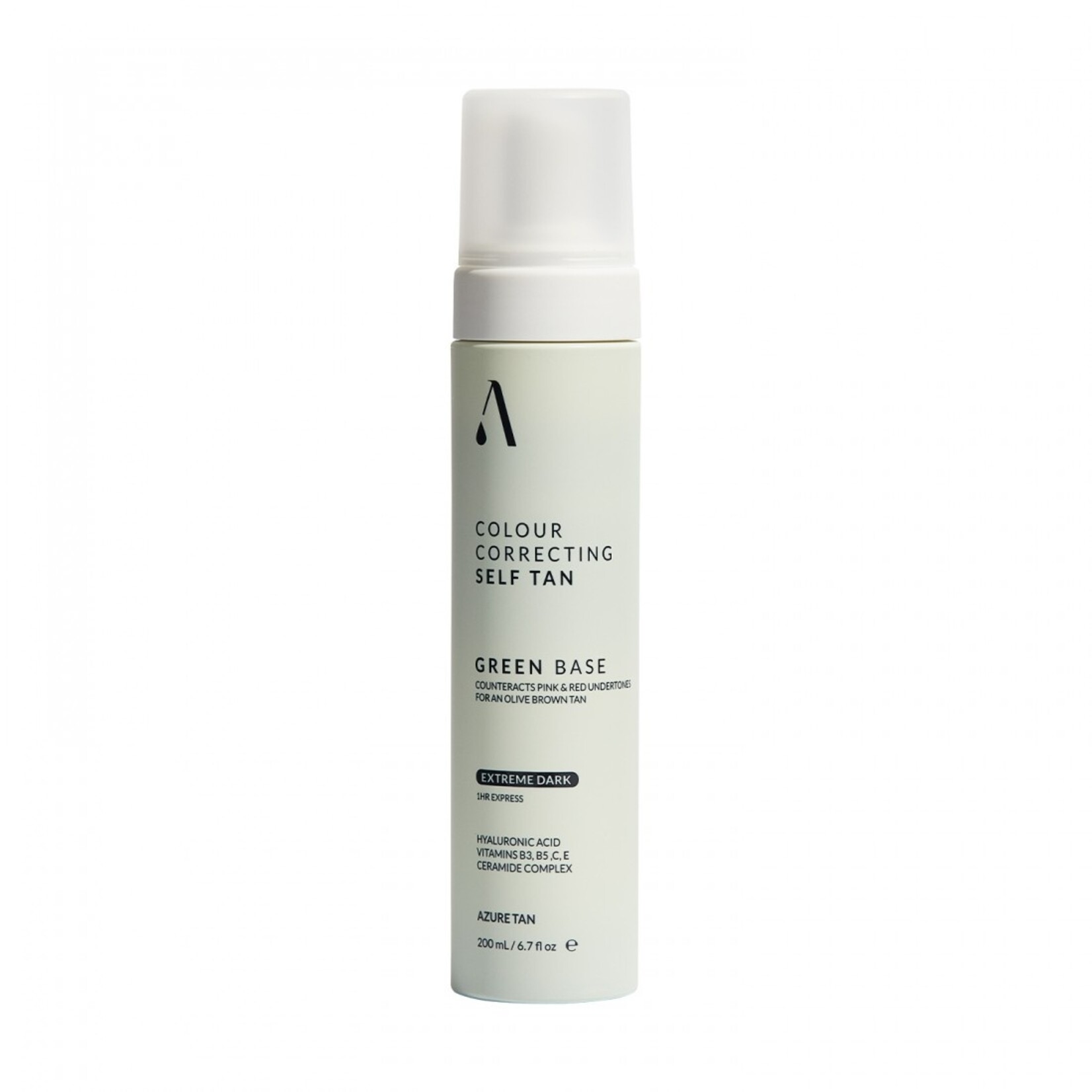Azure Tan Green Base EXTREME DARK Self Tan Mousse