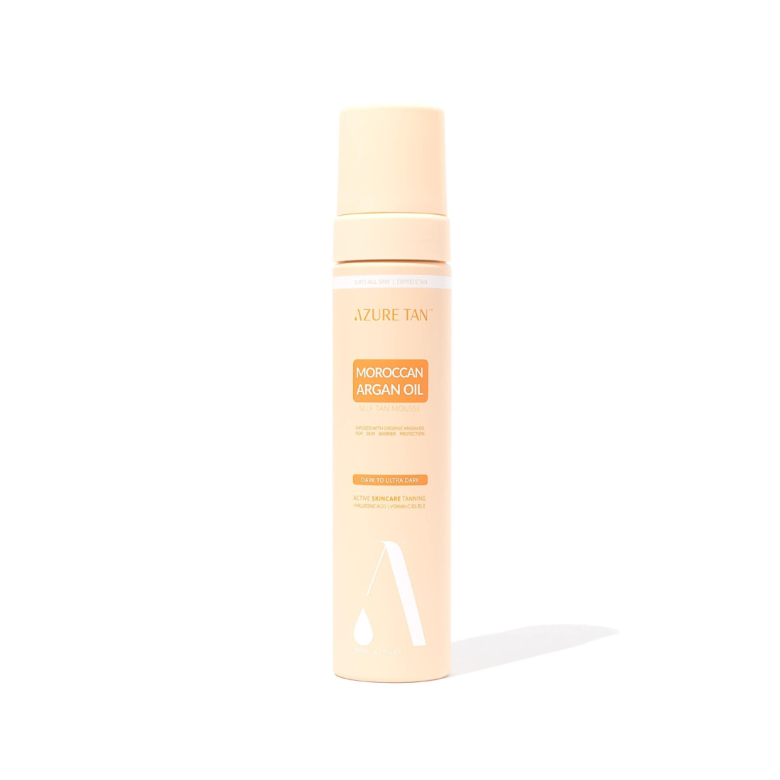 Self Tan Mousse MOROCCAN ARGAN OIL - Dark To Ultra Dark by Azure Tan ...
