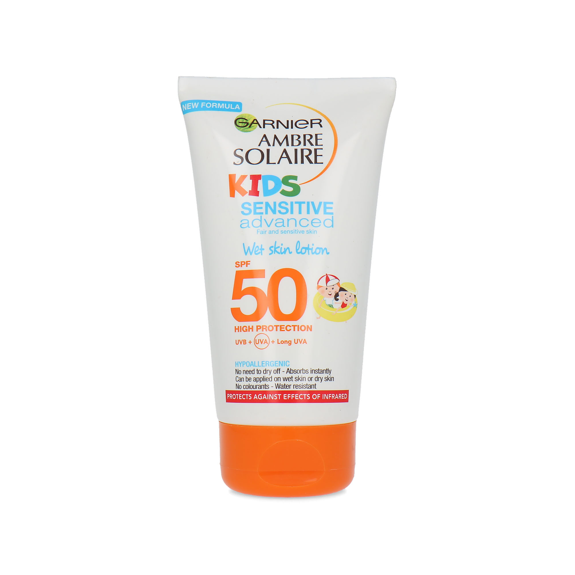 Garnier Ambre Solaire Kids Wet Skin Lotion (SPF 50) online kopen