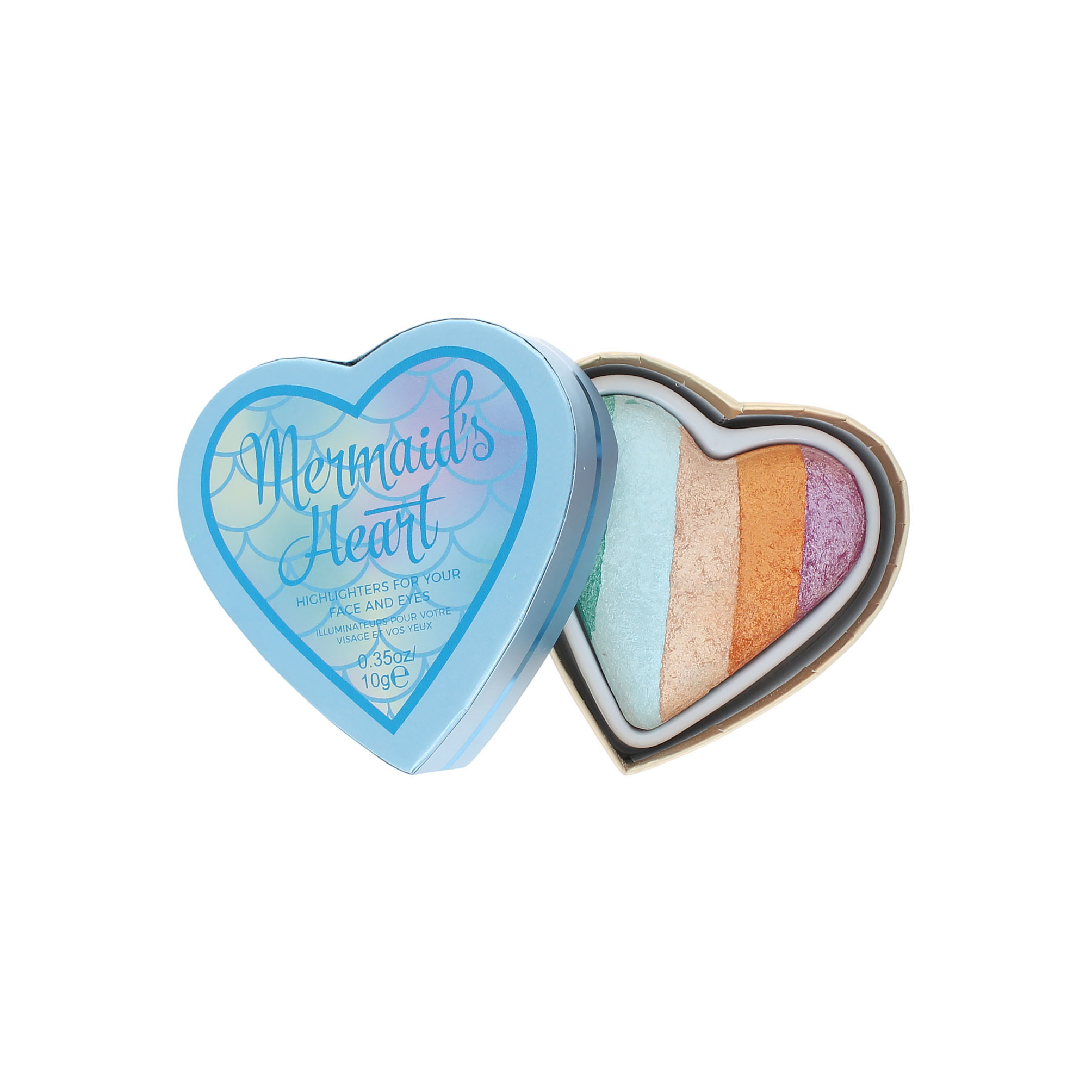 Makeup Revolution Mermaid's Heart Triple Baked Highlighter Poeder