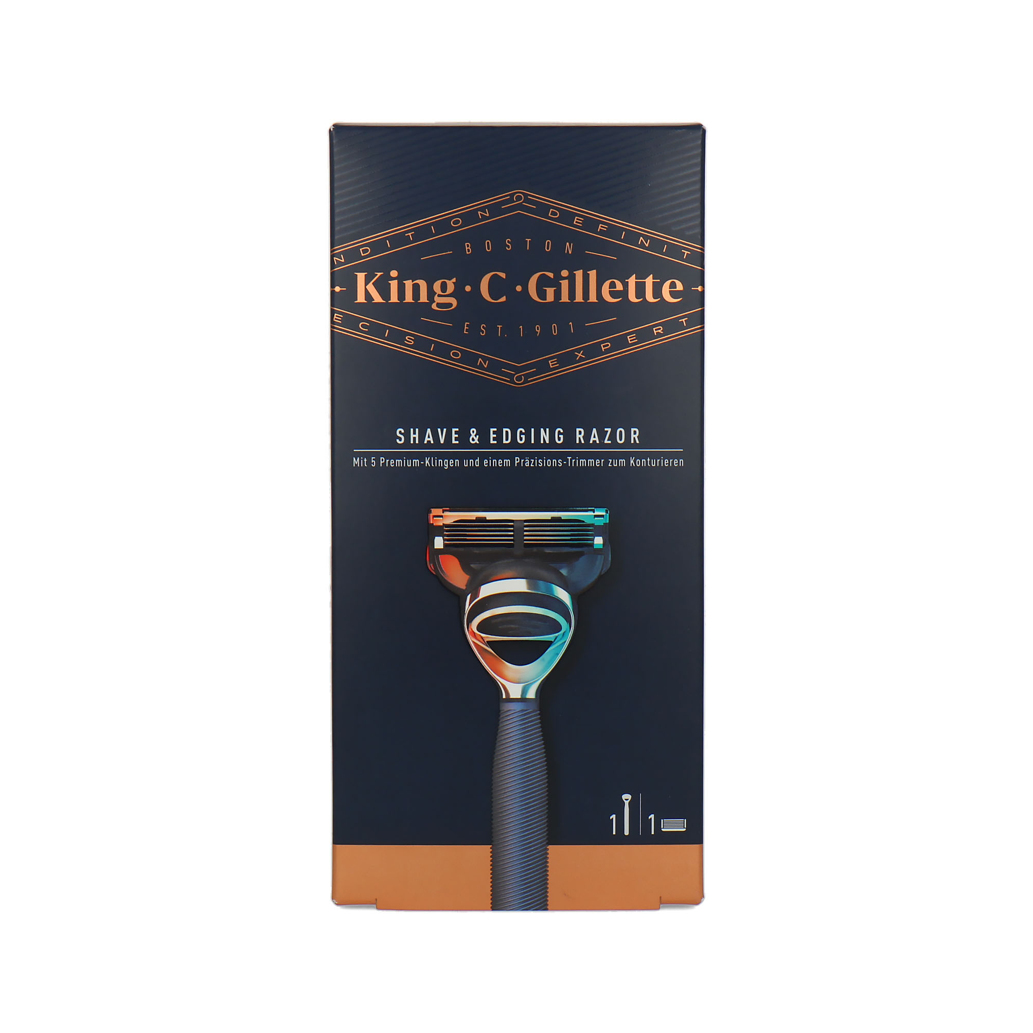 Gillette King C. Shave & Edging Razor online kopen bij Blisso