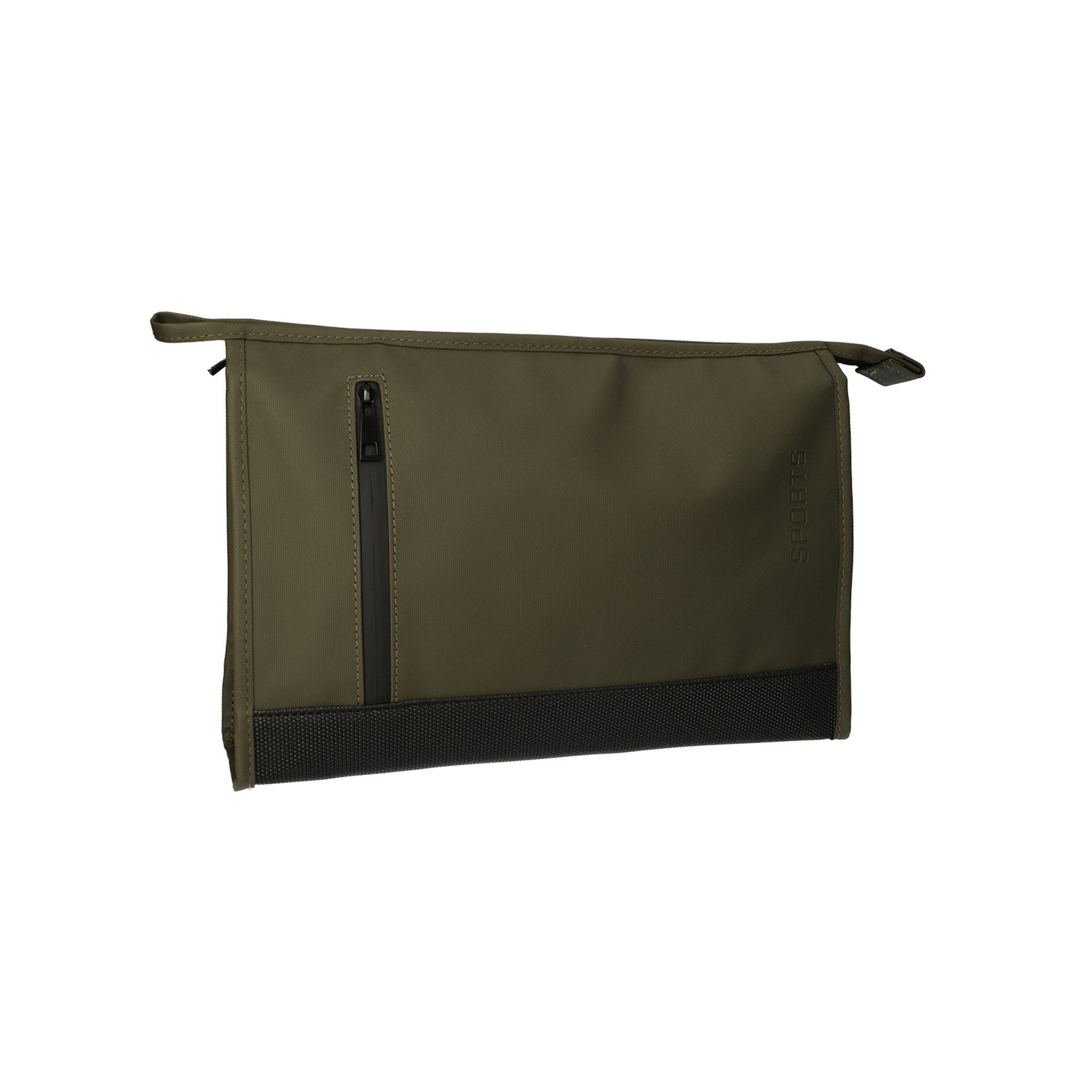 Blisso Toiletry Bag Rubber Bottom Green 35x24cm online kopen