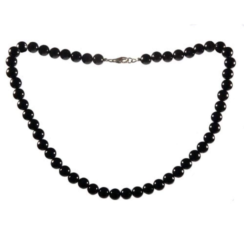 Toermalijn (zwart) ketting 8 mm kralen - Spiritual Garden