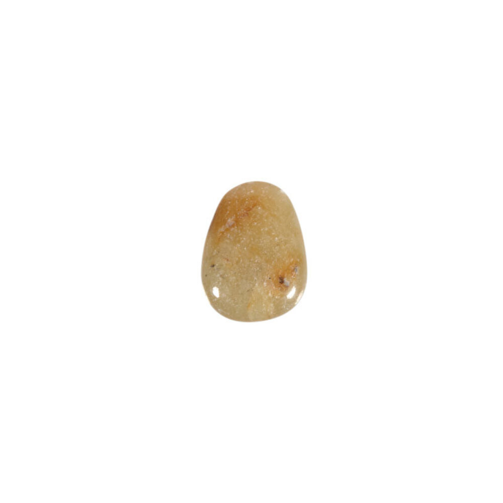 Saffier (geel) steen getrommeld 2 - 5 gram - Spiritual Garden