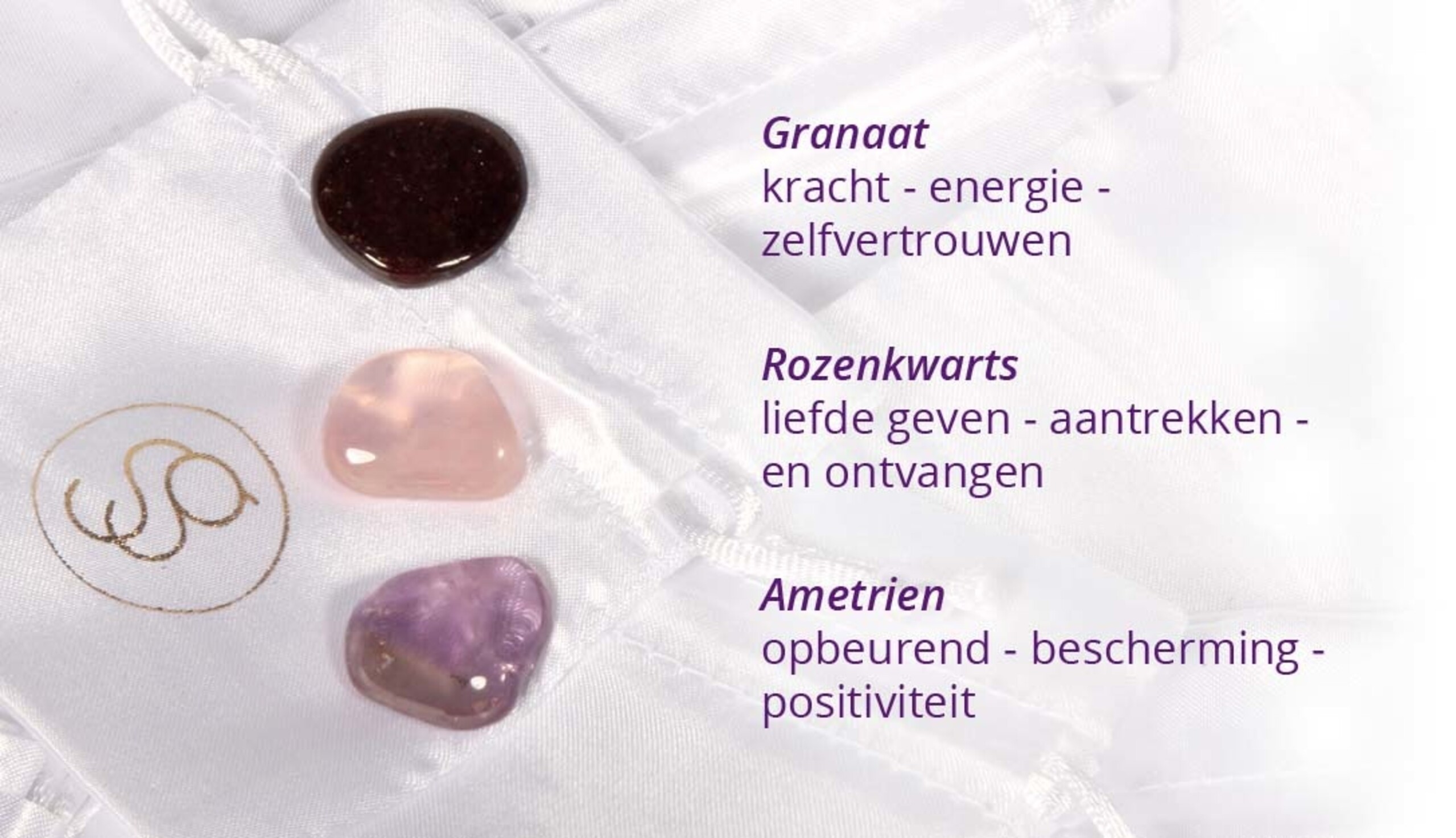 Edelsteen set liefde - Spiritual Garden