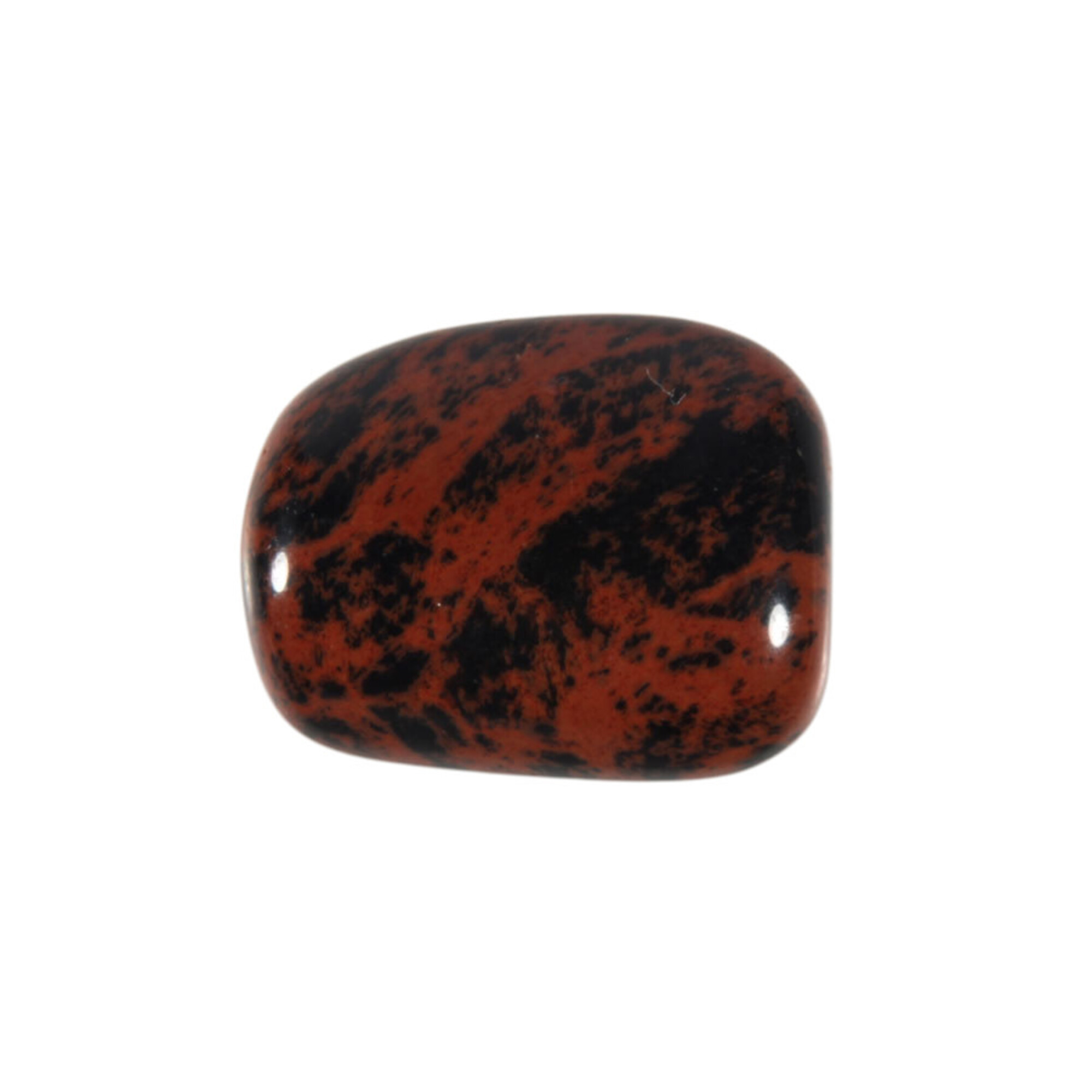 Obsidiaan (mahonie) steen getrommeld 10 - 20 gram - Spiritual Garden