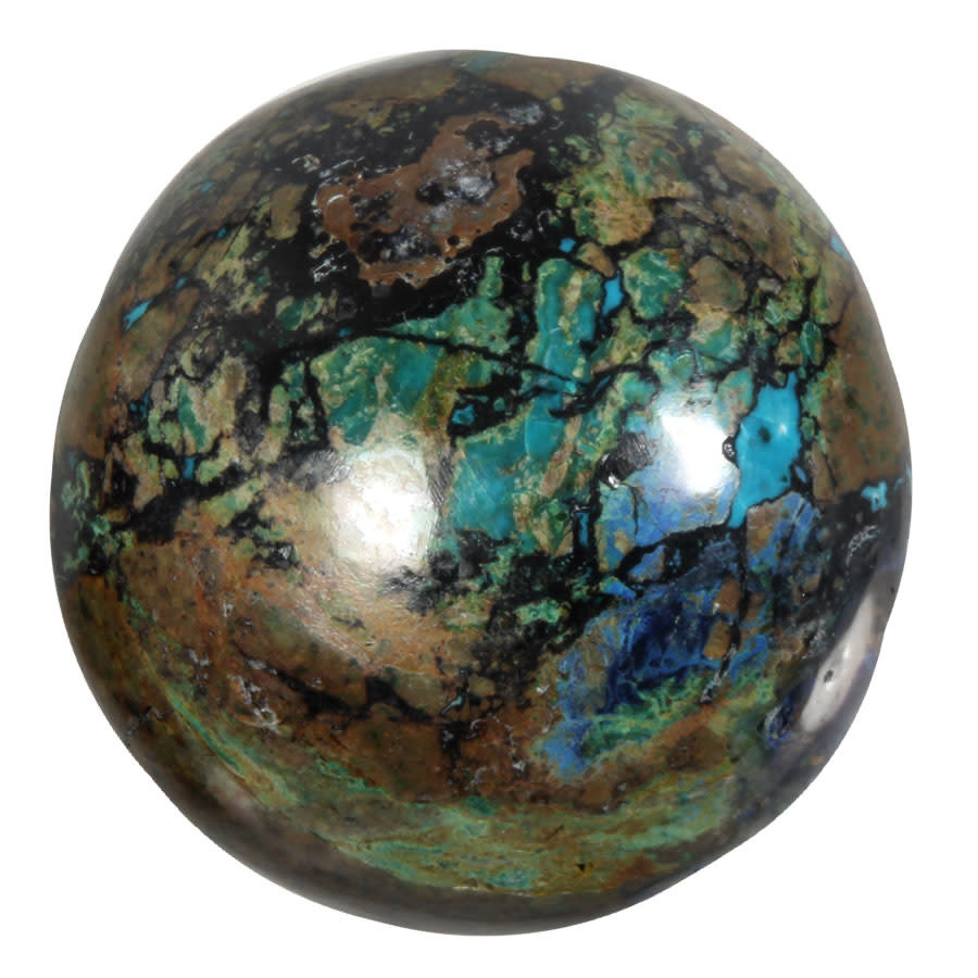 Azuriet-malachiet bol 38 mm | 105 gram - Spiritual Garden