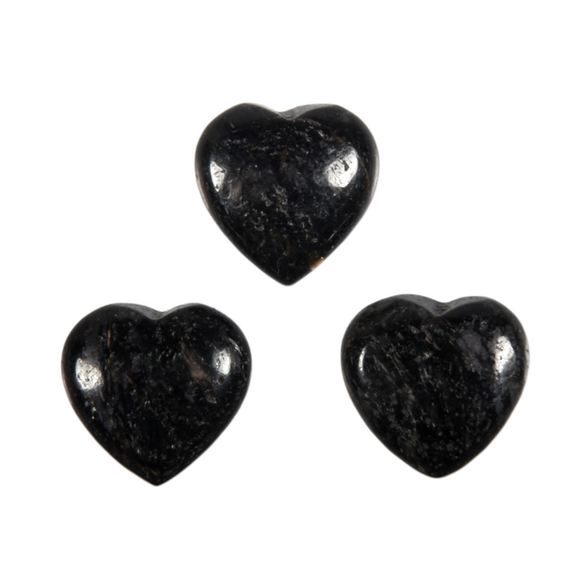 Nuummiet edelsteen hart 15 mm - Spiritual Garden