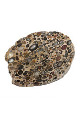Conglomeraat jaspis half gepolijst 23 x 18 x 13 cm | 5750 gram ...