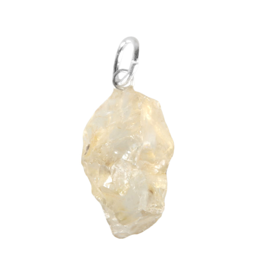 Labradoriet (goud) hanger ruw met zilveren oogje - Spiritual Garden