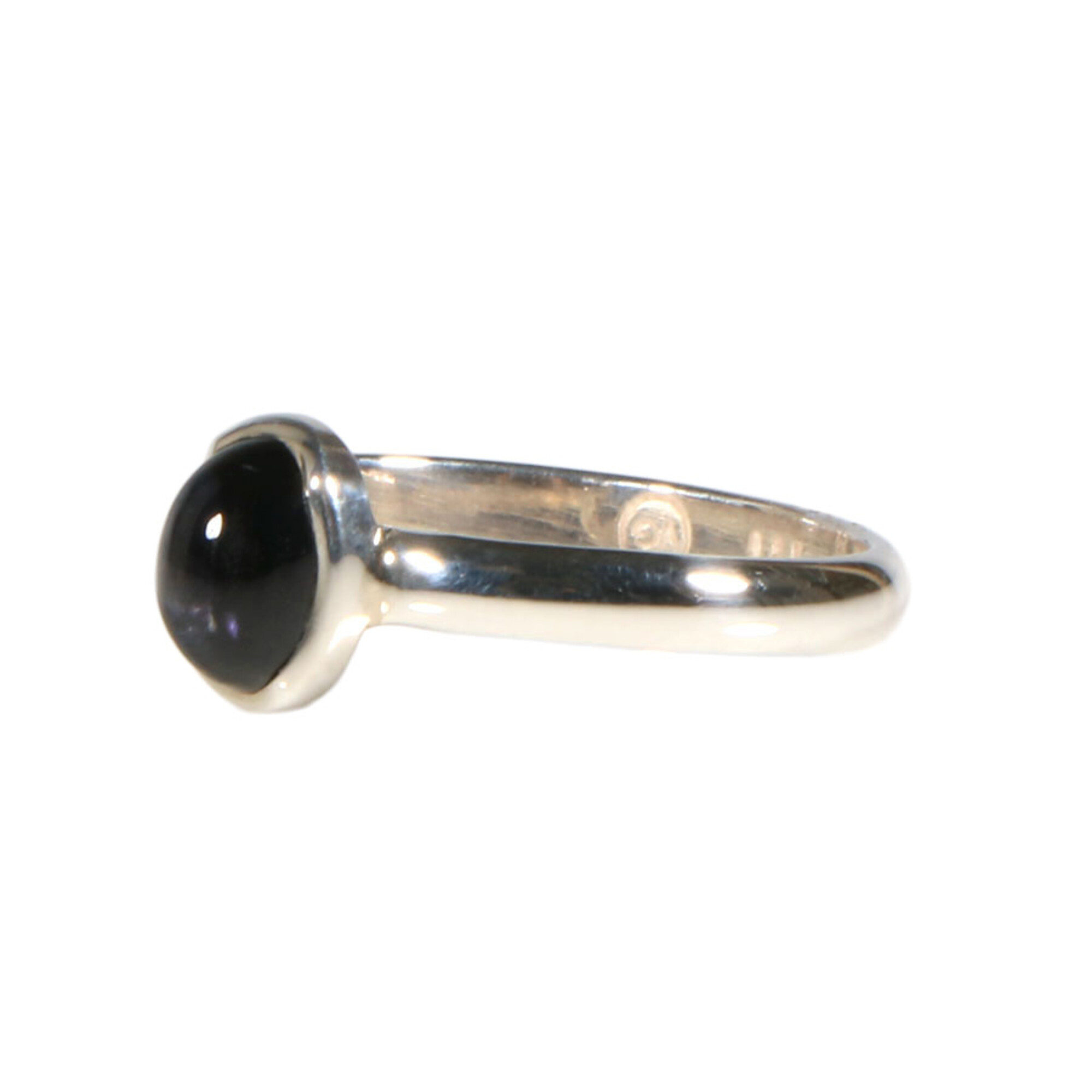 Zilveren ring indigoliet (blauwe toermalijn) maat 17 | ovaal 6 x 4 mm ...