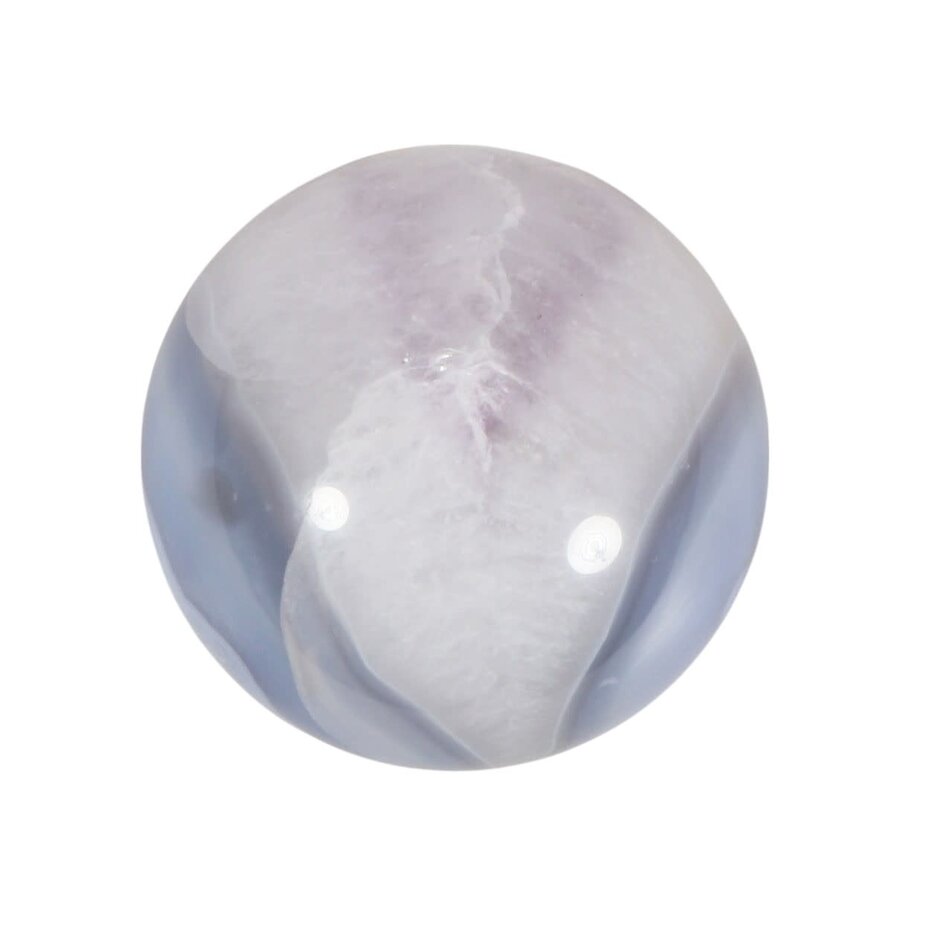 Chalcedoon bol 56 mm | 256 gram - Spiritual Garden