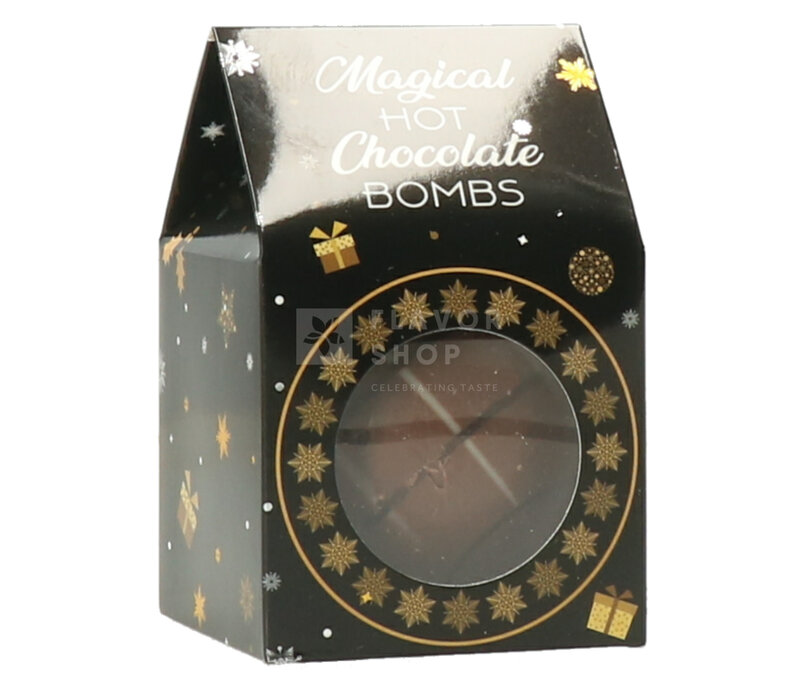 Chocobomb Xmas Zwart Melkchocolade met marshmallows 45 g - Celebrating ...