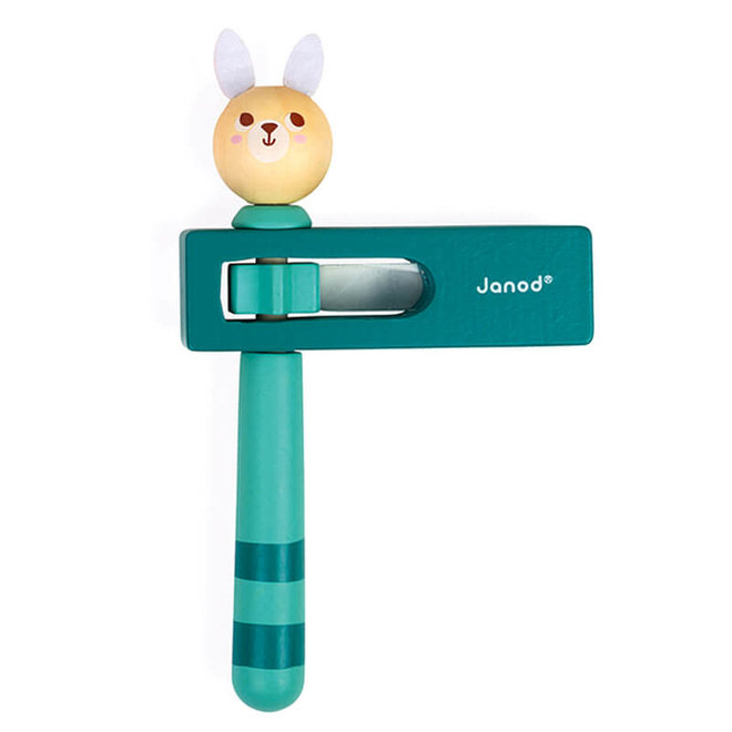 Janod Pocket - Ratel instrument konijn - De Speelgoedwinkel