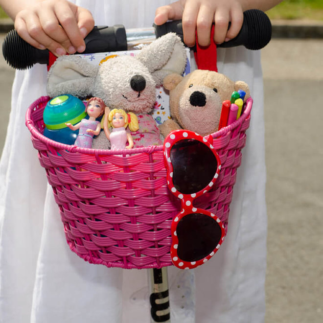 Micro step mandje roze - De Speelgoedwinkel