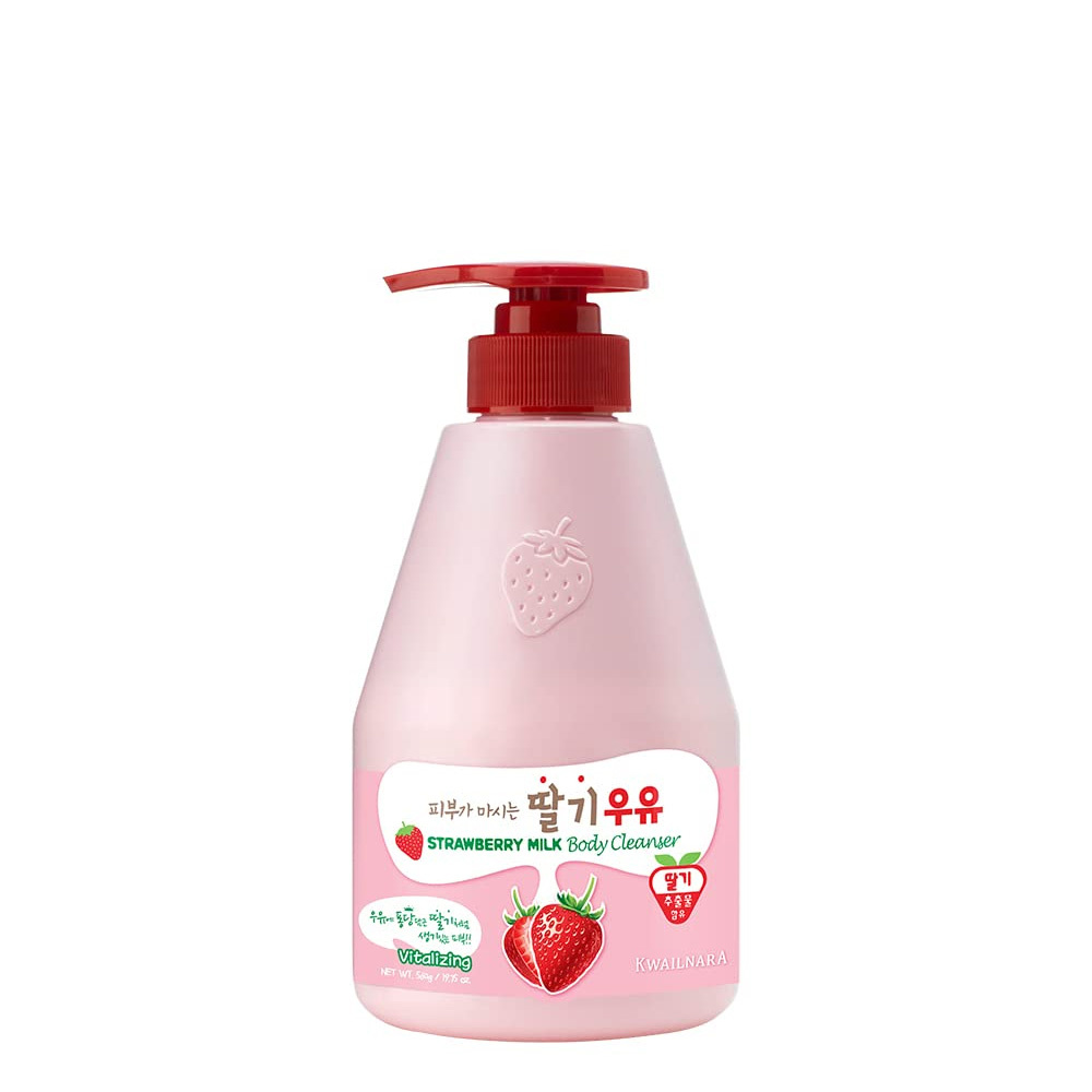 Kwailnara - Strawberry Milk Body Cleanser 560g - Little Wonderland