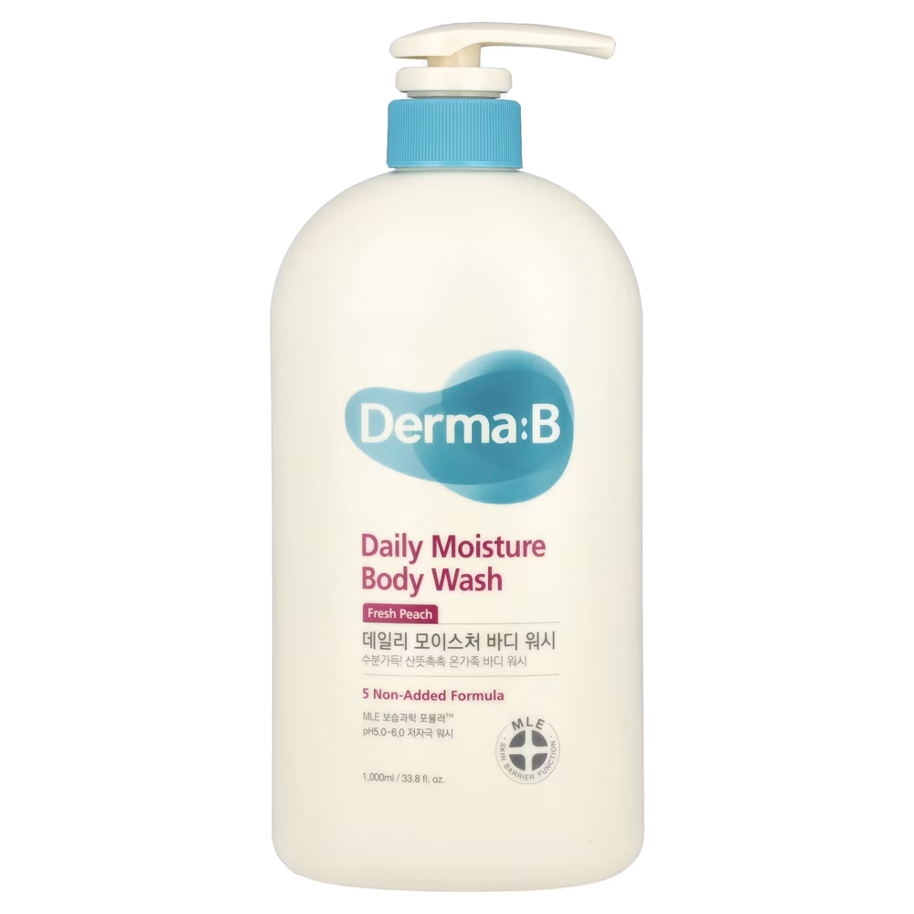 DERMA:B Daily Moisture Body Wash Fresh Peach - Little Wonderland