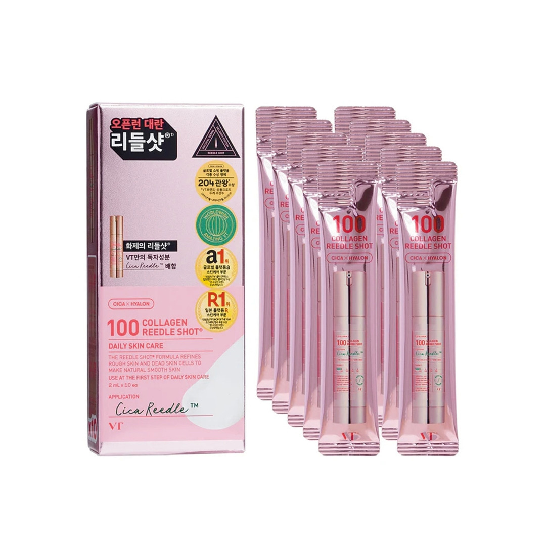 VT Cosmetics Collagen Reedle Shot 100 2ml*10ea - Little Wonderland