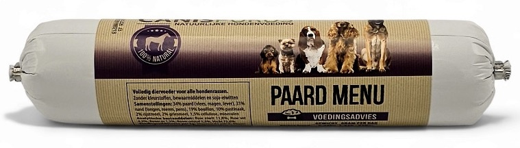 CANIS PURUS Gestoomd Menu - Paard | Woof & Barker - Woof & Barker