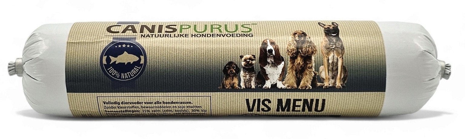 Canis Purus Gestoomd Menu - Vis | WOOF & BARKER - Woof & Barker