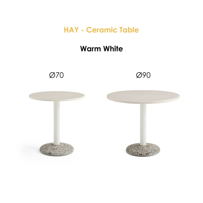 Ceramic table - HAY - Livingdesign