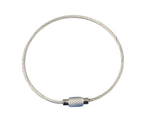 Gedraaide staaldraad met schroefsluiting - Staalkabeltje - Draadkabel ...