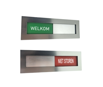 Welkom-Niet storen schuifbordje in 4 maten met tape - CombiCraft ...