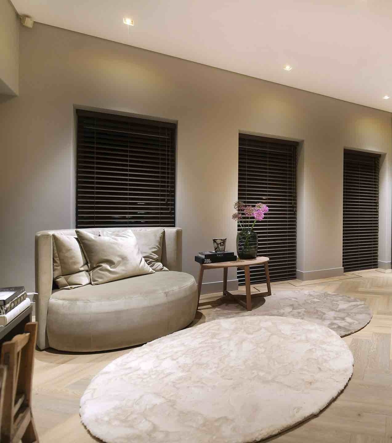 Fay White - Rond vloerkleed met zachte touch - Gratis verzending