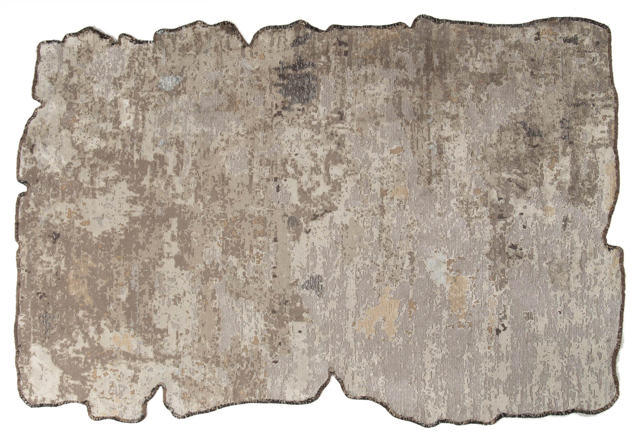 Amorf 17 - authentiek tapijt in grijze/beige mix - Floorpassion.nl