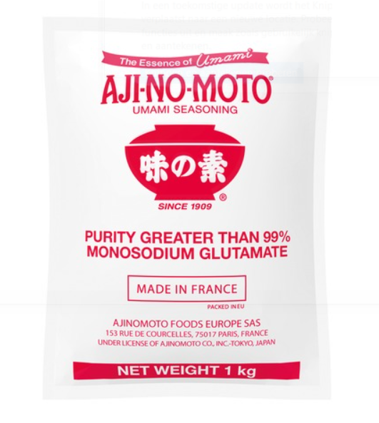 Mononatriumglutamaat ( MSG) / Vetsin online bij Seing Thai webshop ...