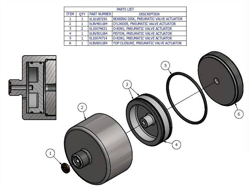Actuator Assembly, Normally Open Valve - Cinnova Parts